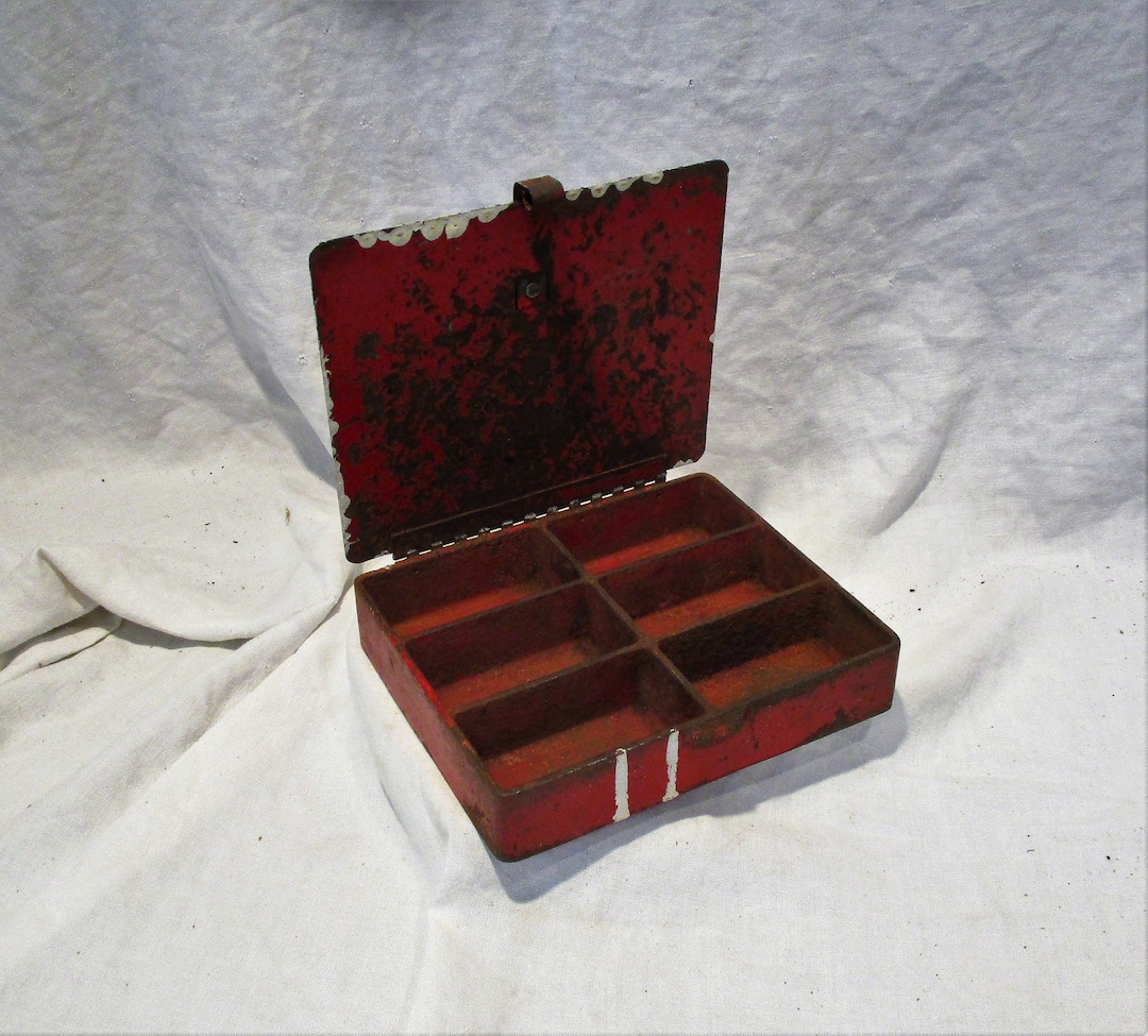 Industrial Molten Metal Form Box, Vintage Factory Salvage ...