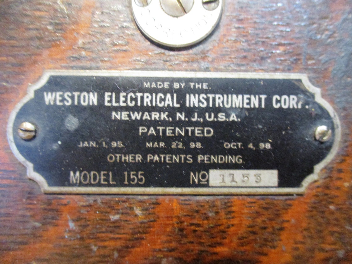 Early Electrical Power Gauge AC Current Level Gauge Old | Etsy