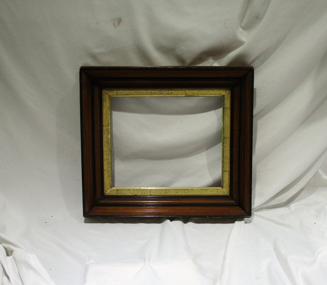 Wood Picture Frame, 1800s Walnut East Lake or Victorian Picture Frame ...