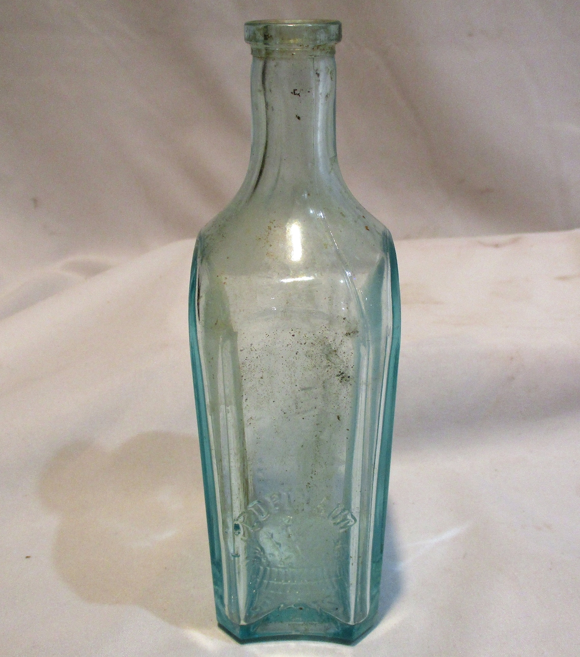 French Perfume Bottle Edouard Pinaud Old Aqua or Teal - Etsy