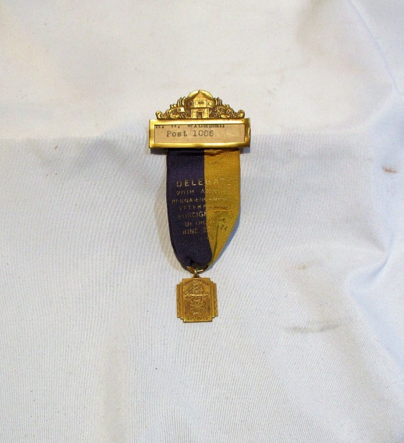 1939 Delegate Medal, Veterans of Foreign Wars, 20th A… - Gem
