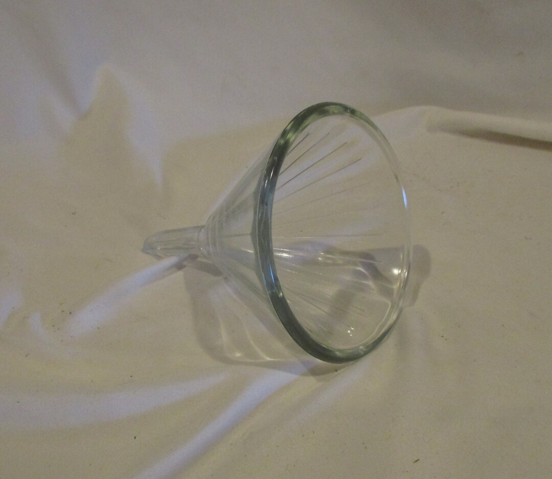 Apothecary Glass Funnel, Mid Century 1900s, Great Vintage Pharmacy or ...