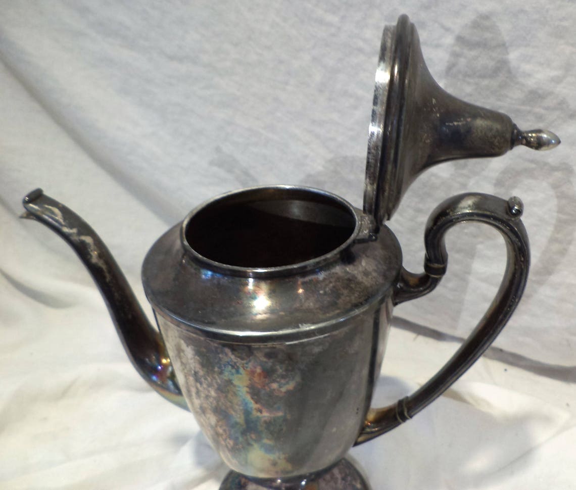 Pitcher Antique Art Deco Silver Plate Vintage Knickerbocker | Etsy