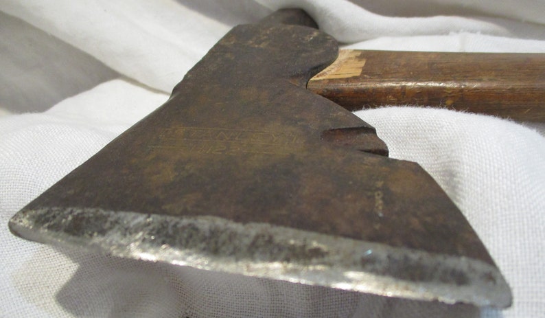 Hatchet or Ax, Hand Made and Hand Forged Antique Axe, Early Stanley ...