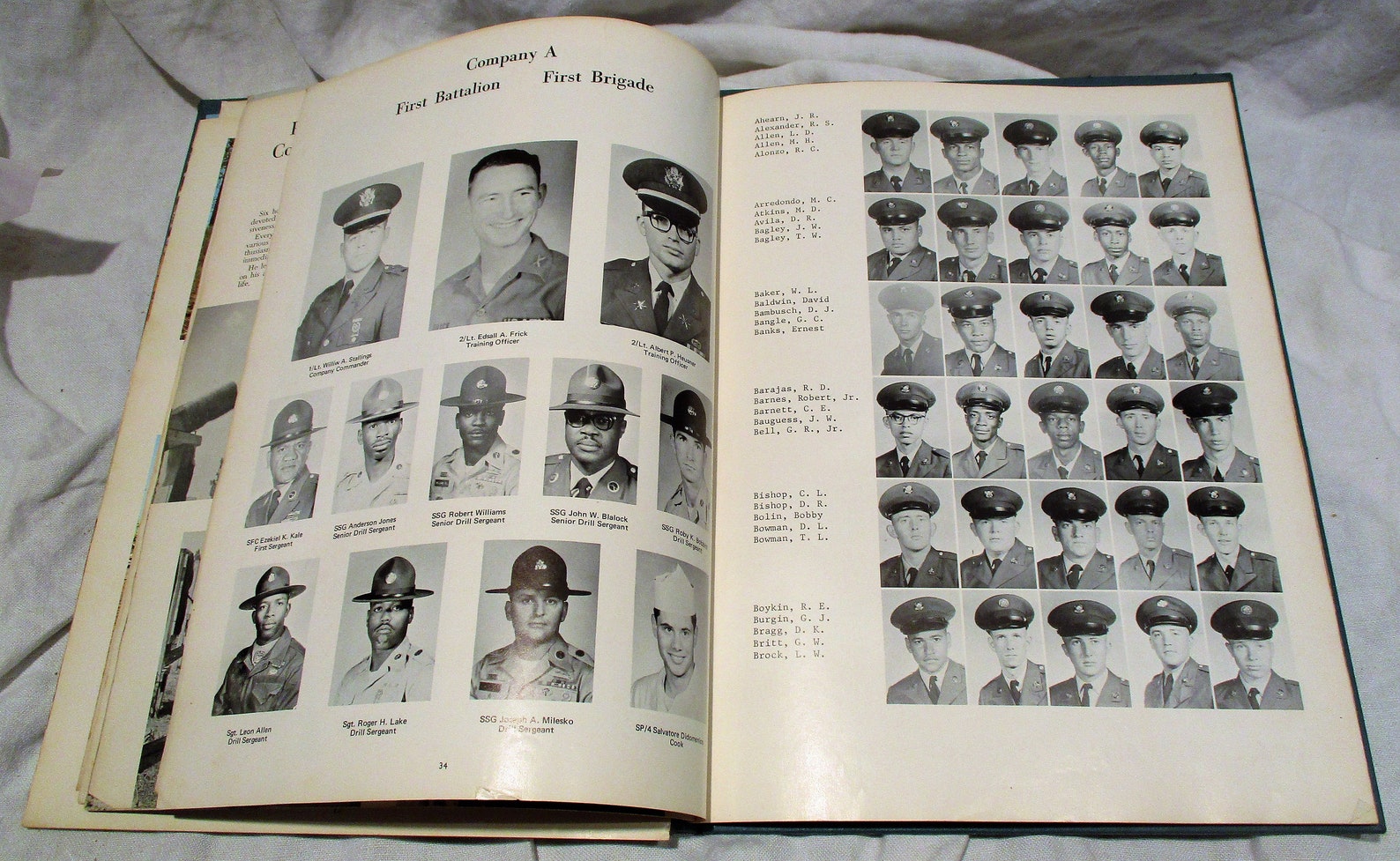 US Army Training Center Fort Bragg 1968 Yearbook of Company | Etsy