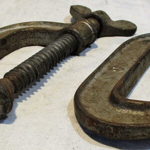 Bat Wing C Clamps, Malleable, Old 3 Inch C Clamps, Vintage Tools ...