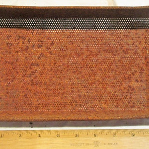 Perforated Metal Mesh Parts Bin or Tool Basket, Industrial Factory ...