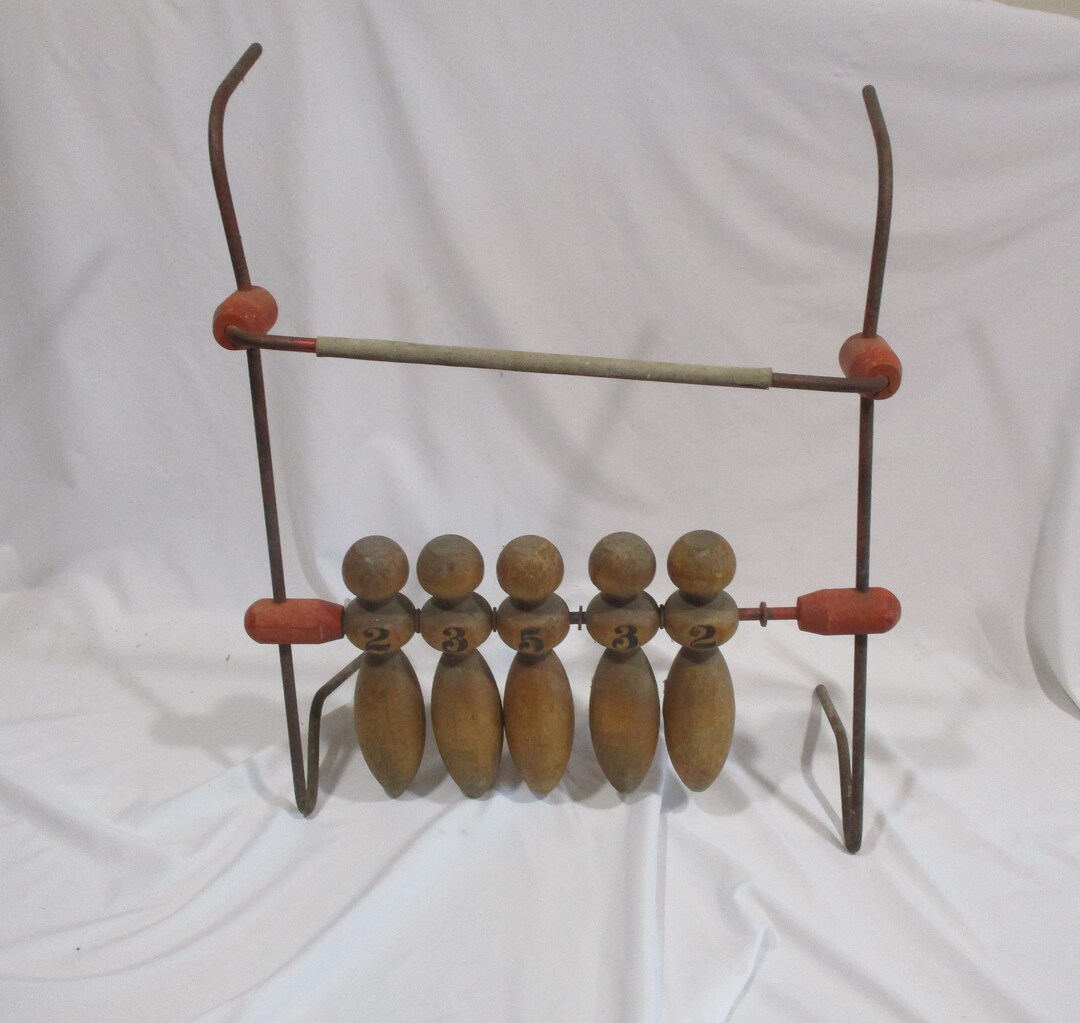 Carnival Targets, Five Mounted Rotating Wood Pins, Carny Games Target ...