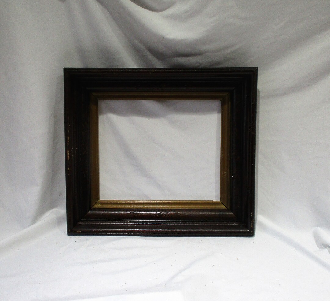 Wood Picture Frame, Large 1800s Walnut East Lake or Victorian Picture ...