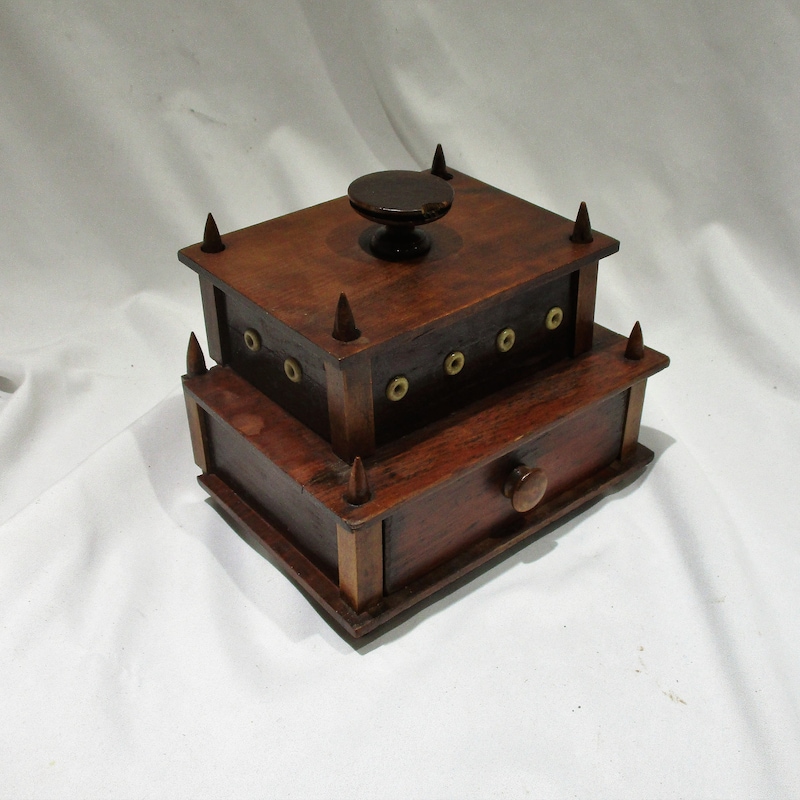 Antique Needle Box - Etsy