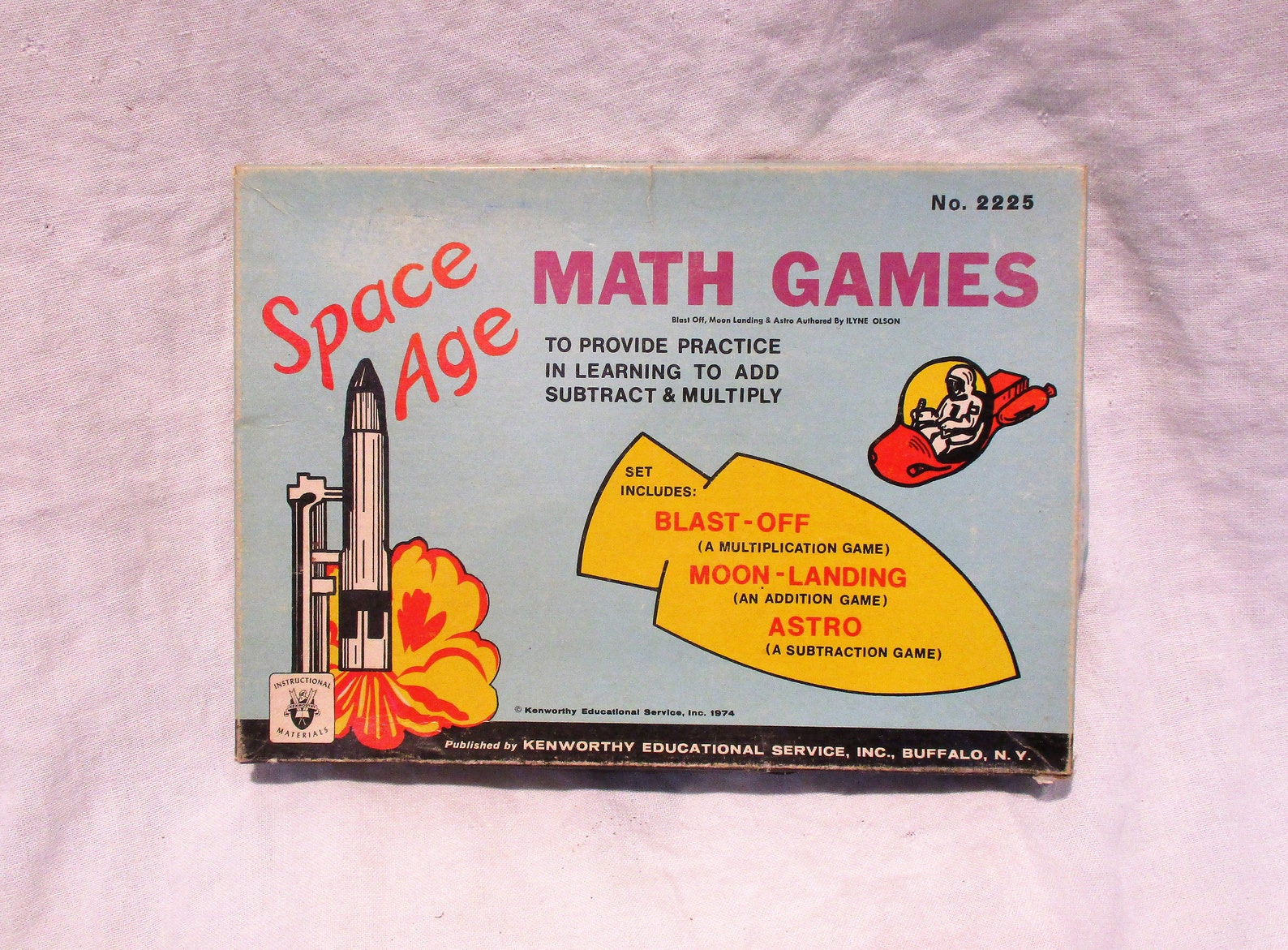 Space Age Math Games Vintage Children's Games Retro - Etsy