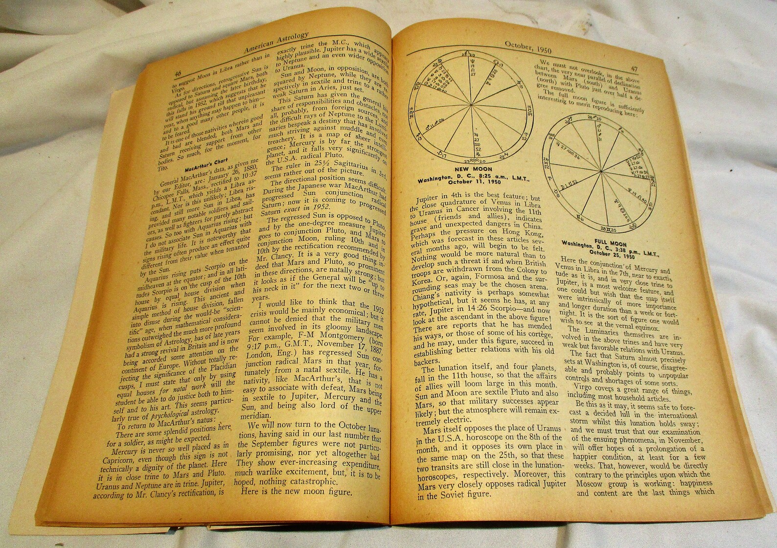 1950 American Astrology Magazine October Issue Mid Century - Etsy