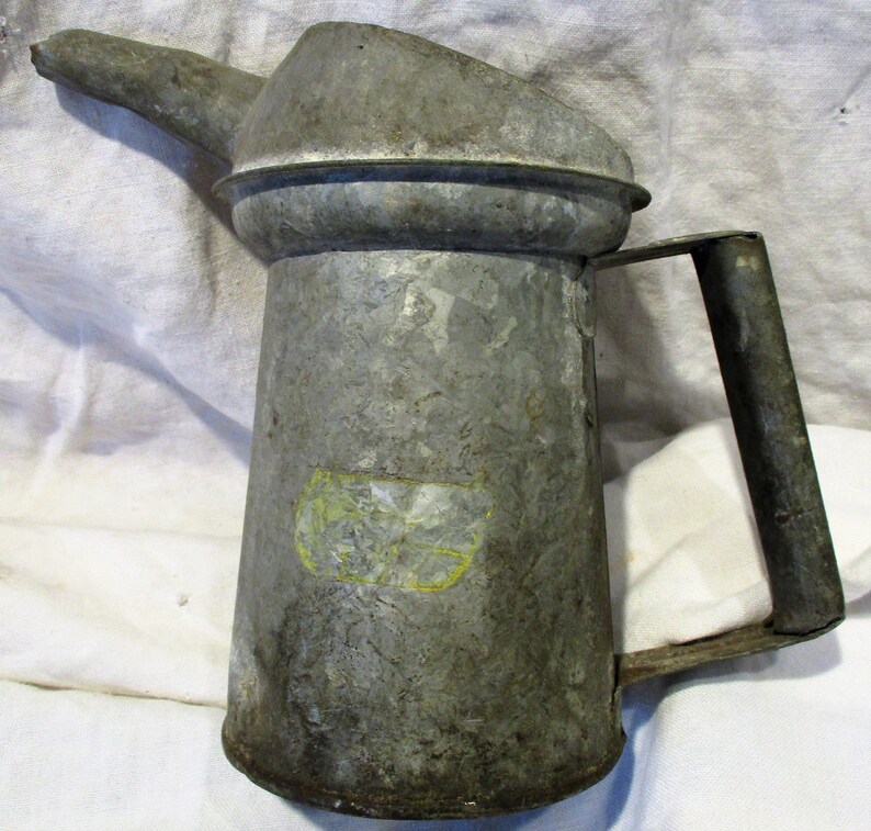 Quart Oil Can Vintage Petroliana Old Galvanized Can | Etsy