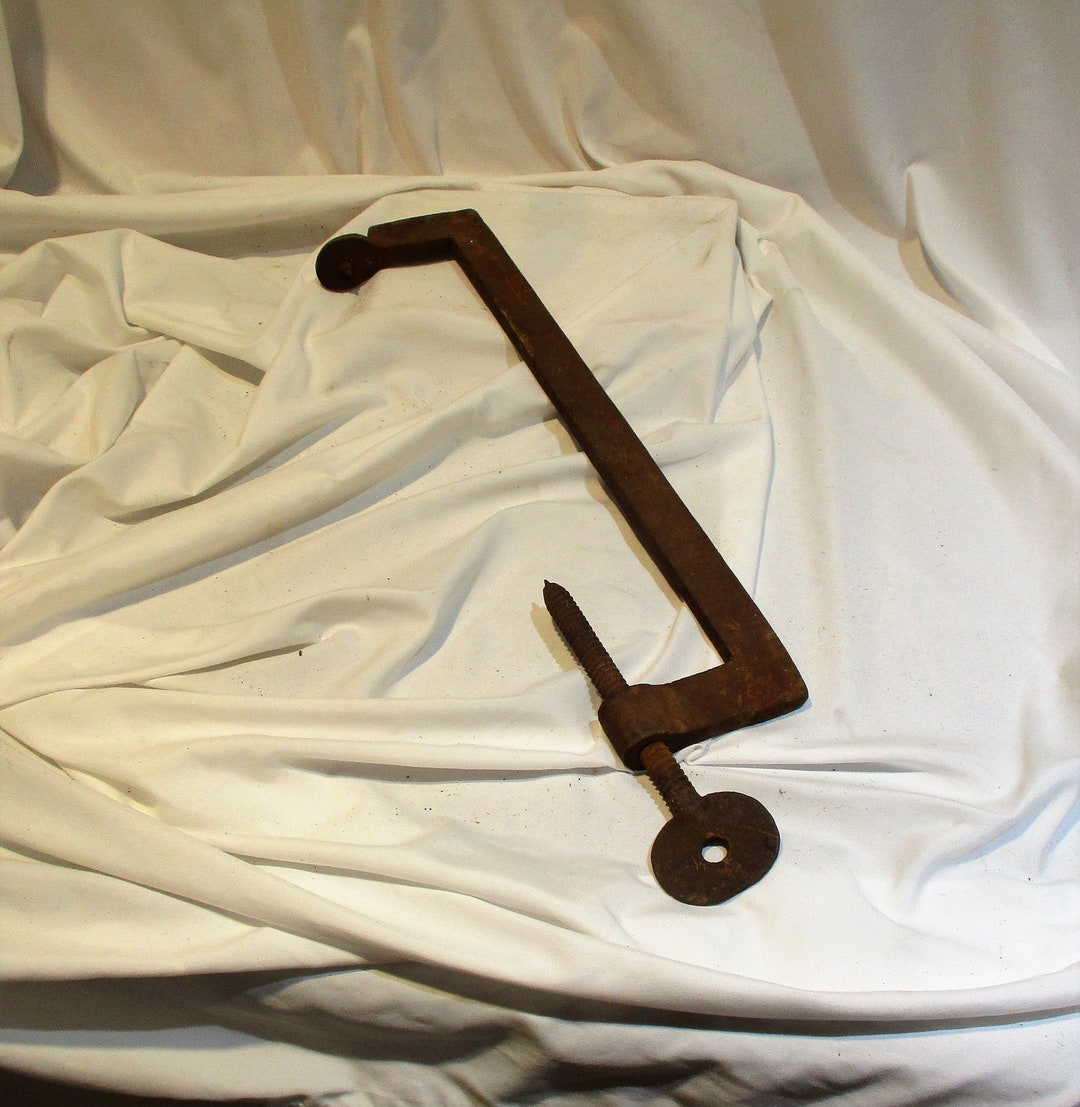 C Clamp, Blacksmith Made Lathe Clamp, Hand Made Old Vintage Tool ...