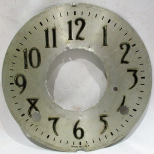 Clock Face, Vintage Machine Age Era, American Sessions Clock Face, With ...
