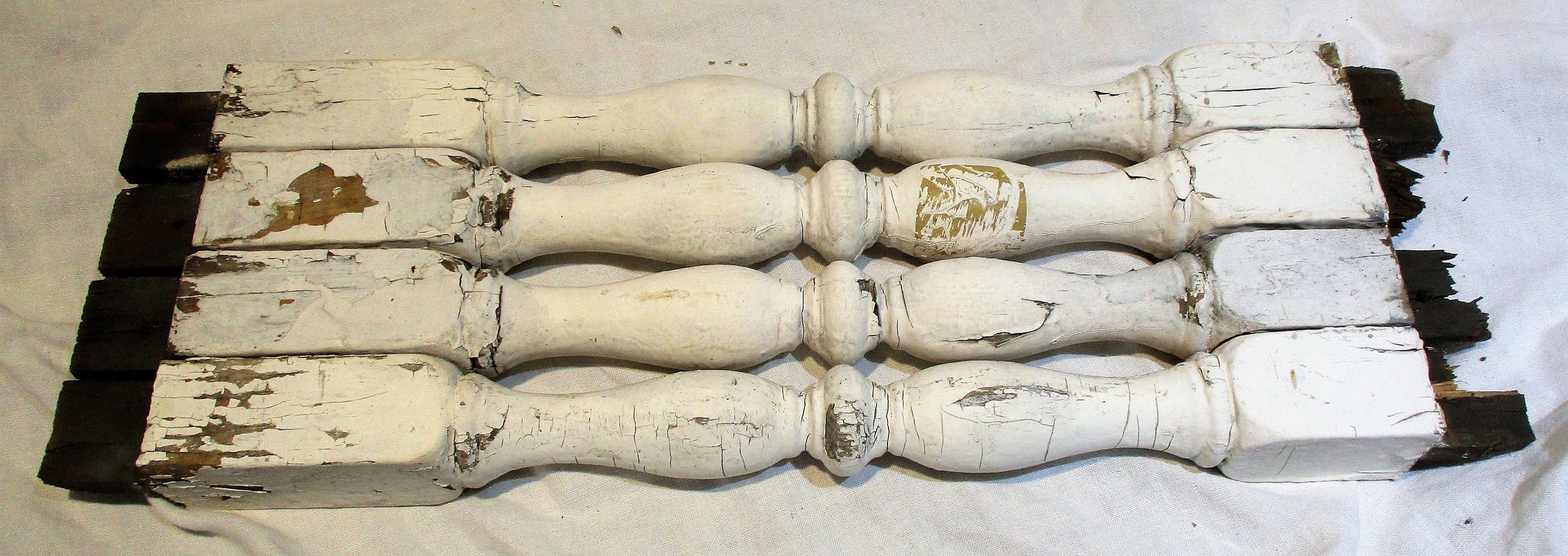 Balusters Architectural Salvage Old Set of 4 Repurpose as | Etsy