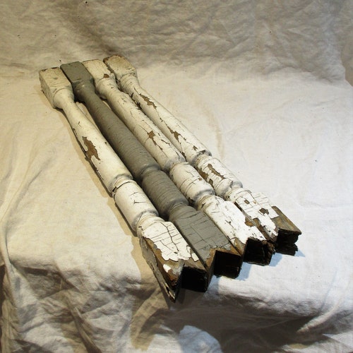 Balusters Spindles Architectural Salvage Set of 4 - Etsy