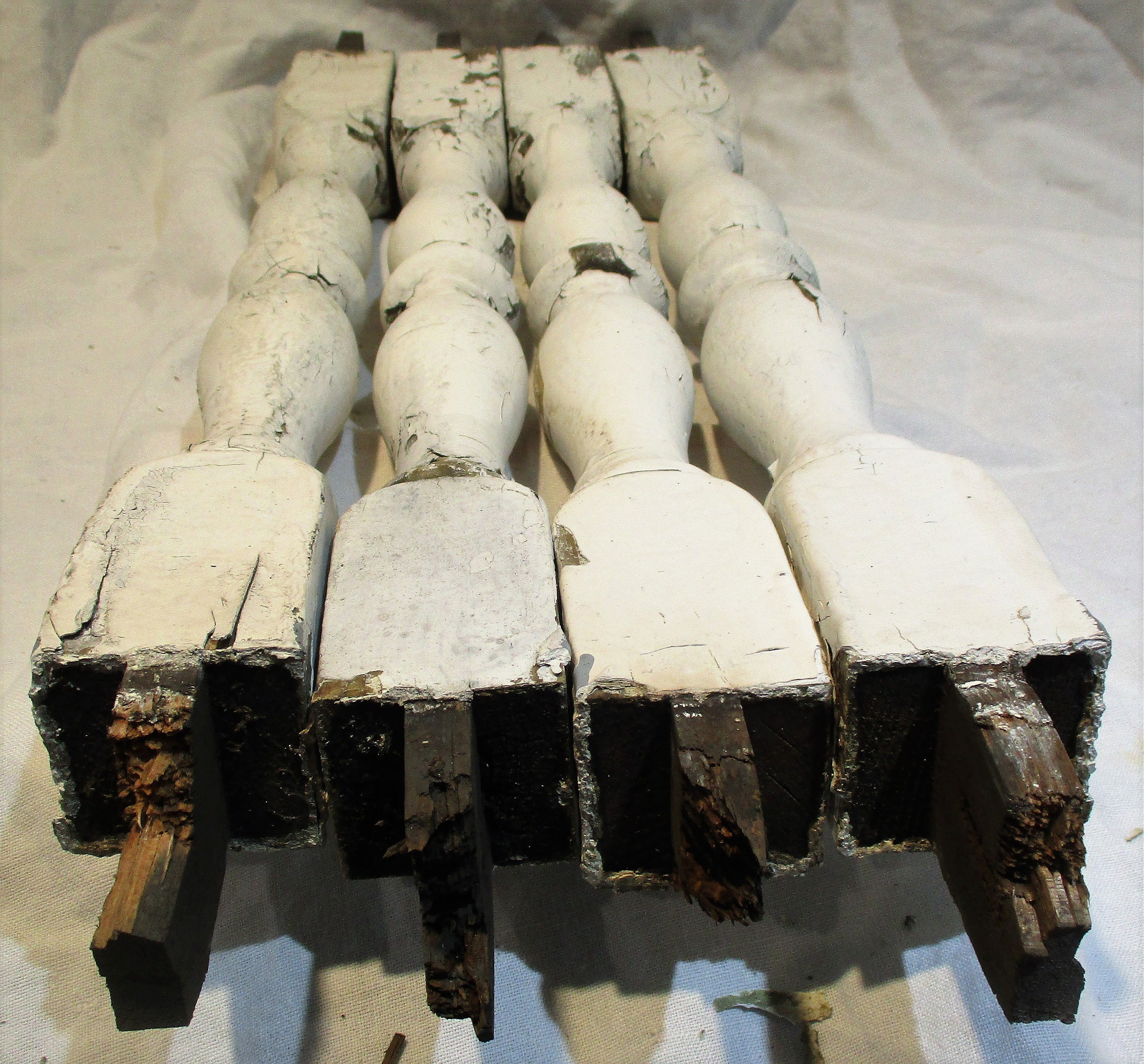 Balusters Architectural Salvage Old Set of 4 Repurpose as | Etsy