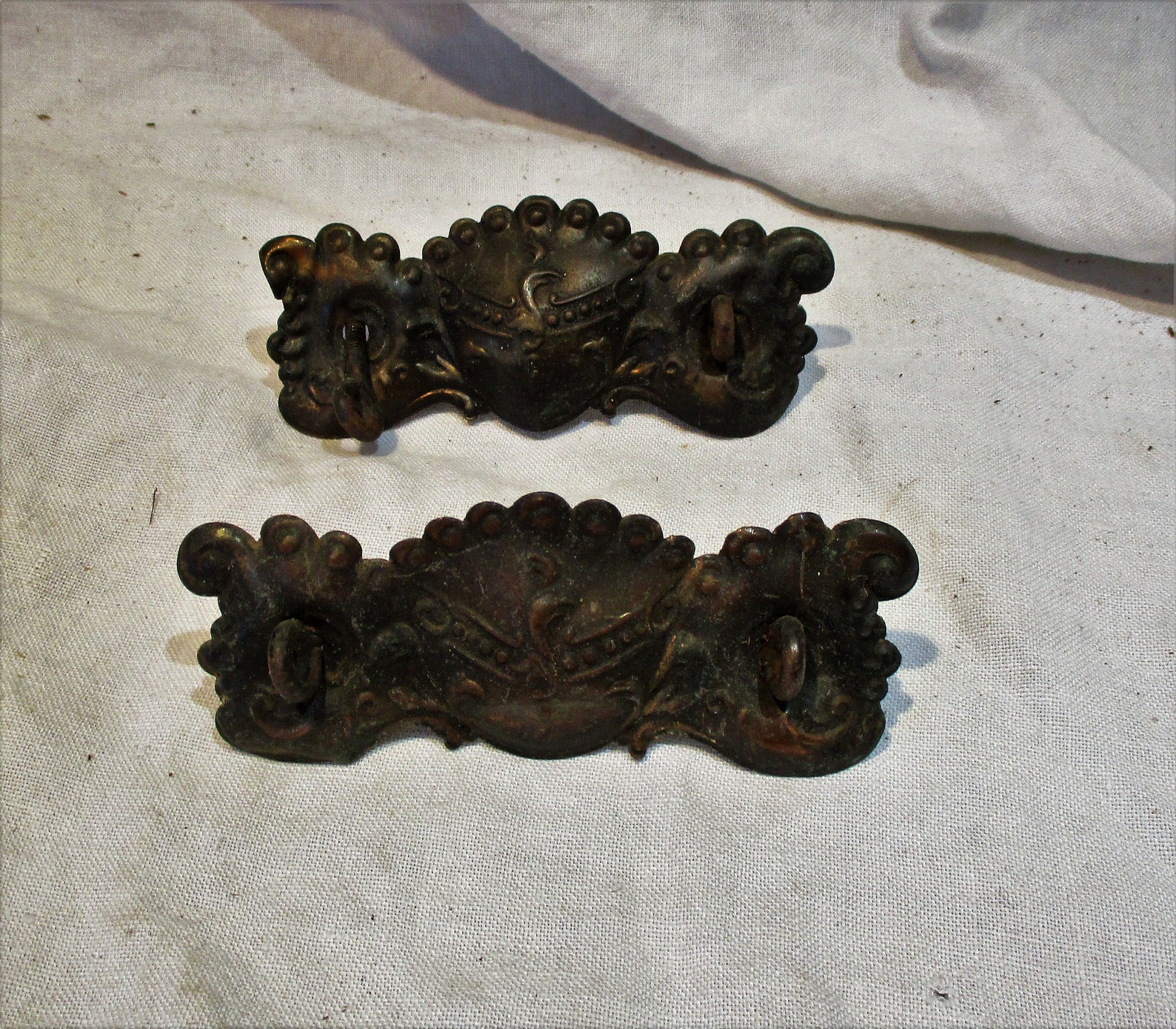 Drawer Pulls Set of 2 French Medieval Armor Breastplate | Etsy