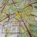 Aeronautical Map, 1944, Vintage Pilot's Map, Vectors, St Louis to ...