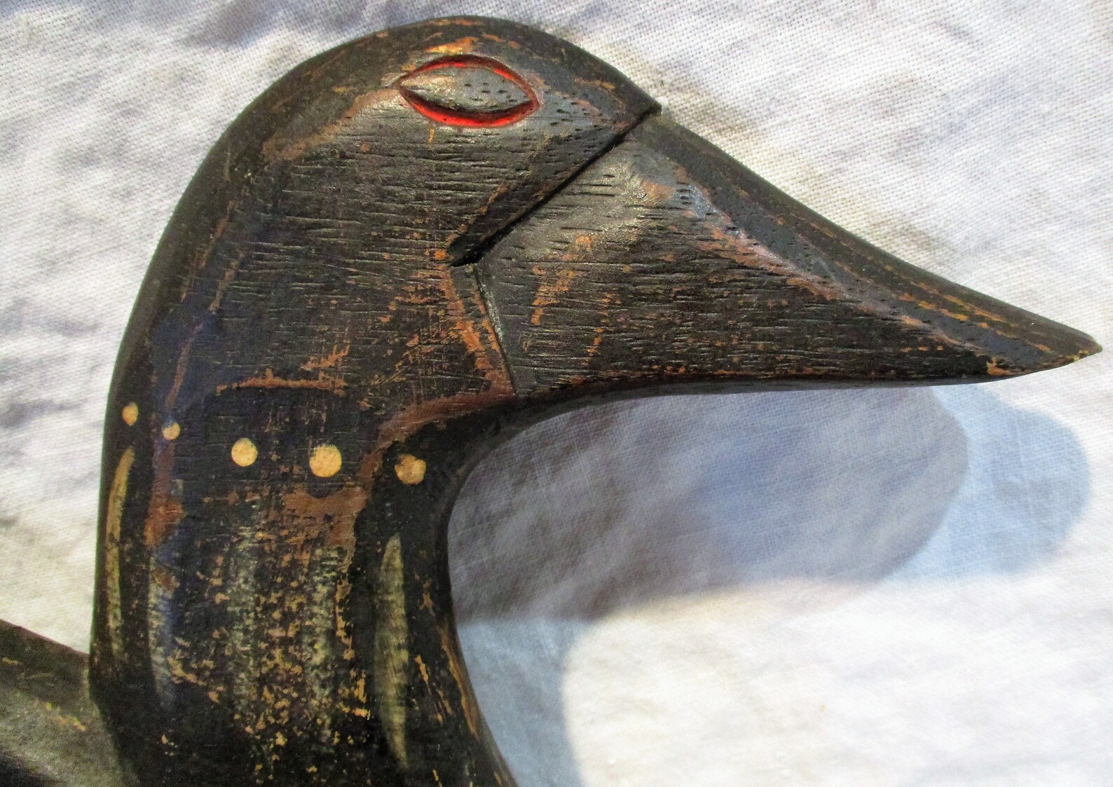 Duck Sculpture Hand Made Folk Art Duck Figurine Hand Made - Etsy