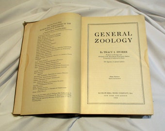 Zoology Book - Etsy