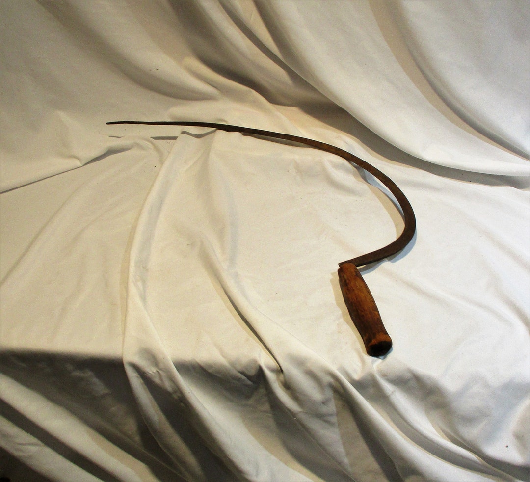 Sickle or Scythe or Reaper, Old Farm Tool, Hand Made and Hand Forged ...