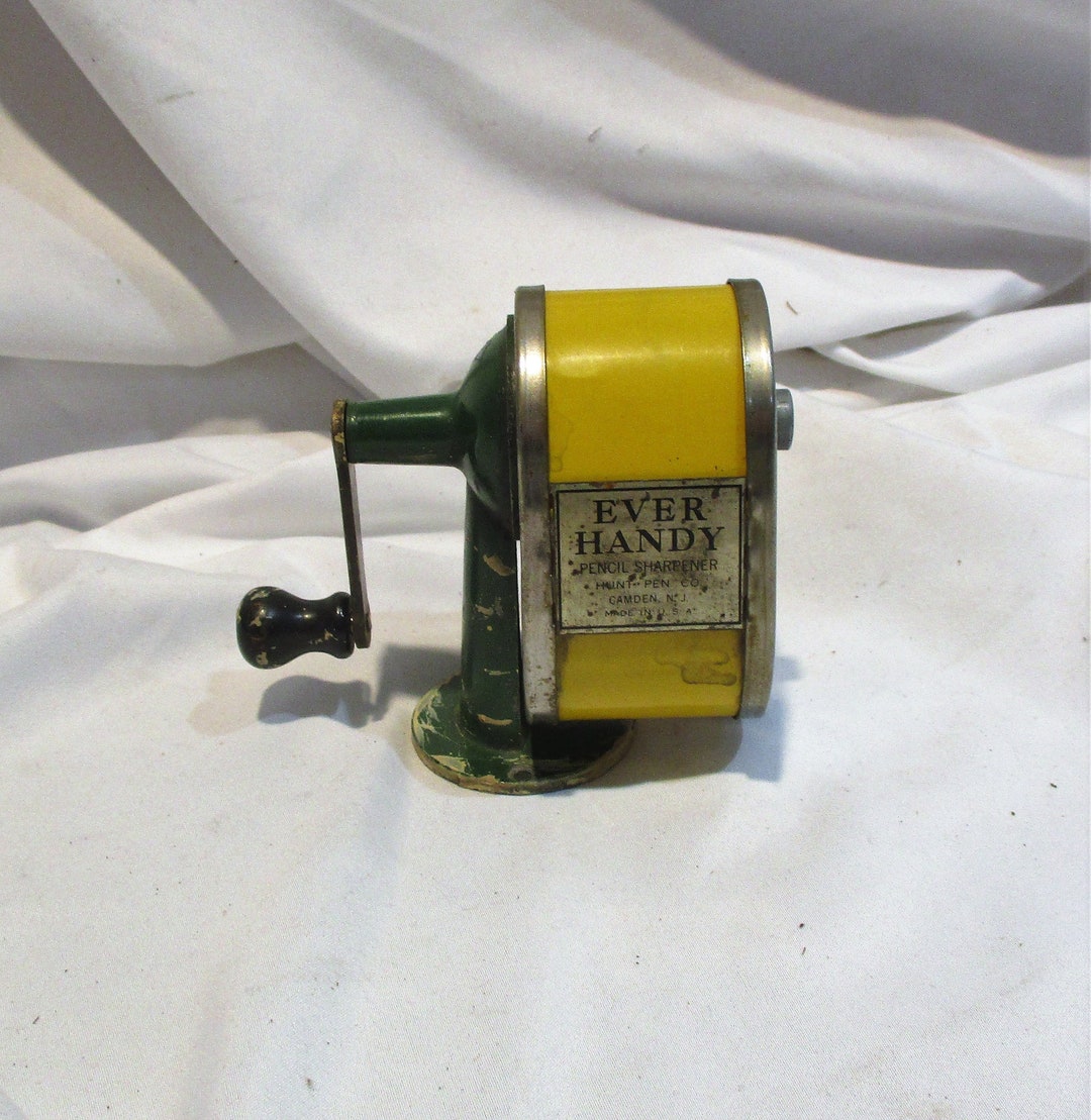 Ever Handy Antique Pencil Sharpener: Mid Century Desk Mount - Etsy