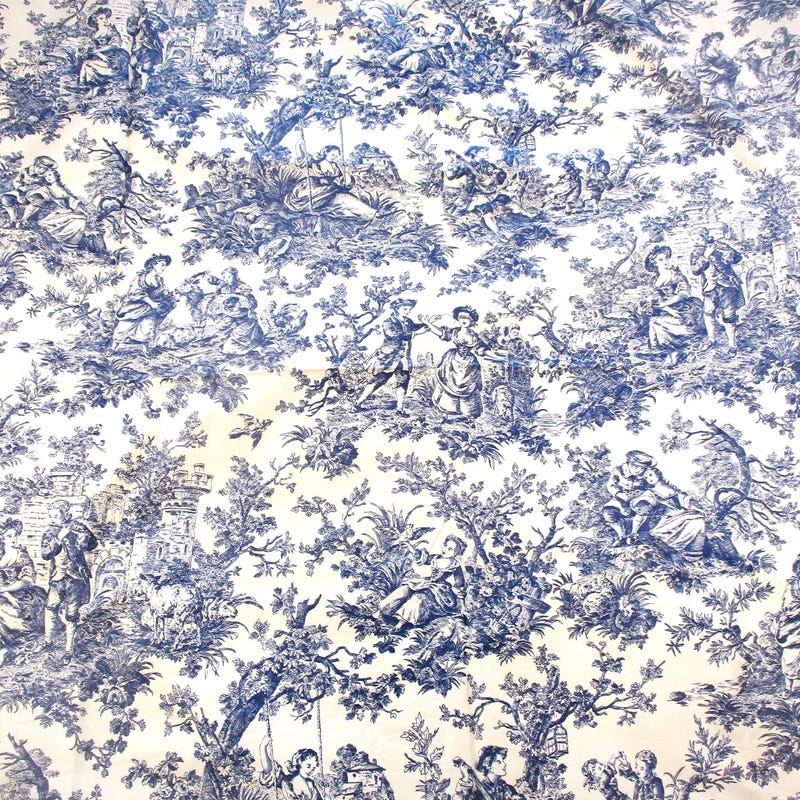 English Toile Fabric - Etsy
