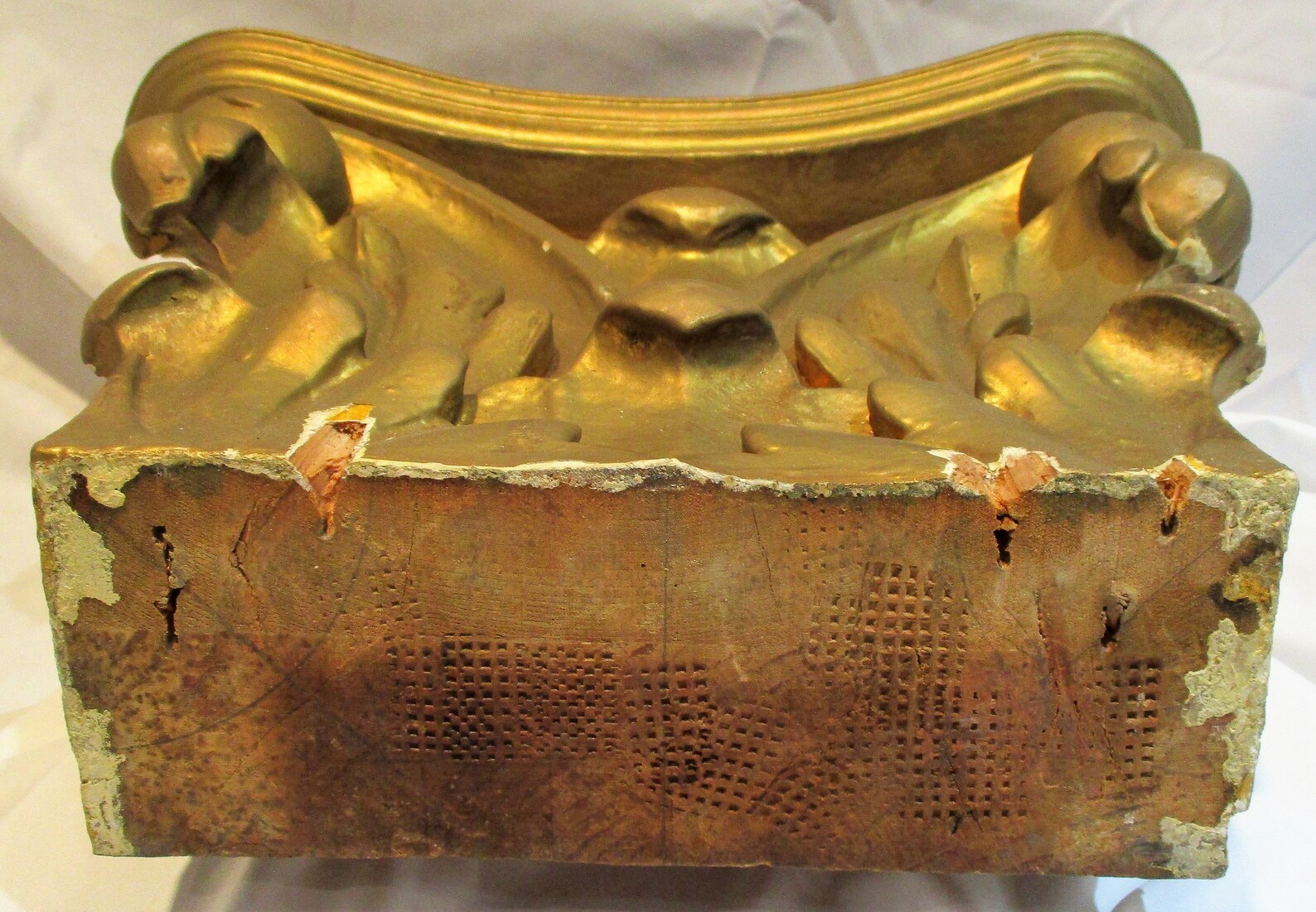 Rococo Column or Capital Fragment Old Gilded Architectural | Etsy