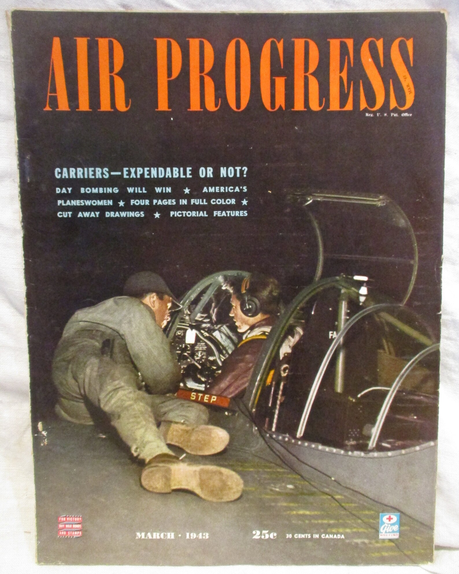 1940s Aviation Magazines Set of 4 Air Progress Magazines - Etsy