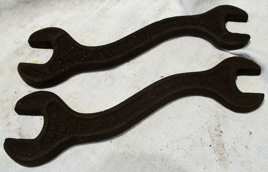 Curved Wrenches Antique Tool Collection Farm and Barn - Etsy