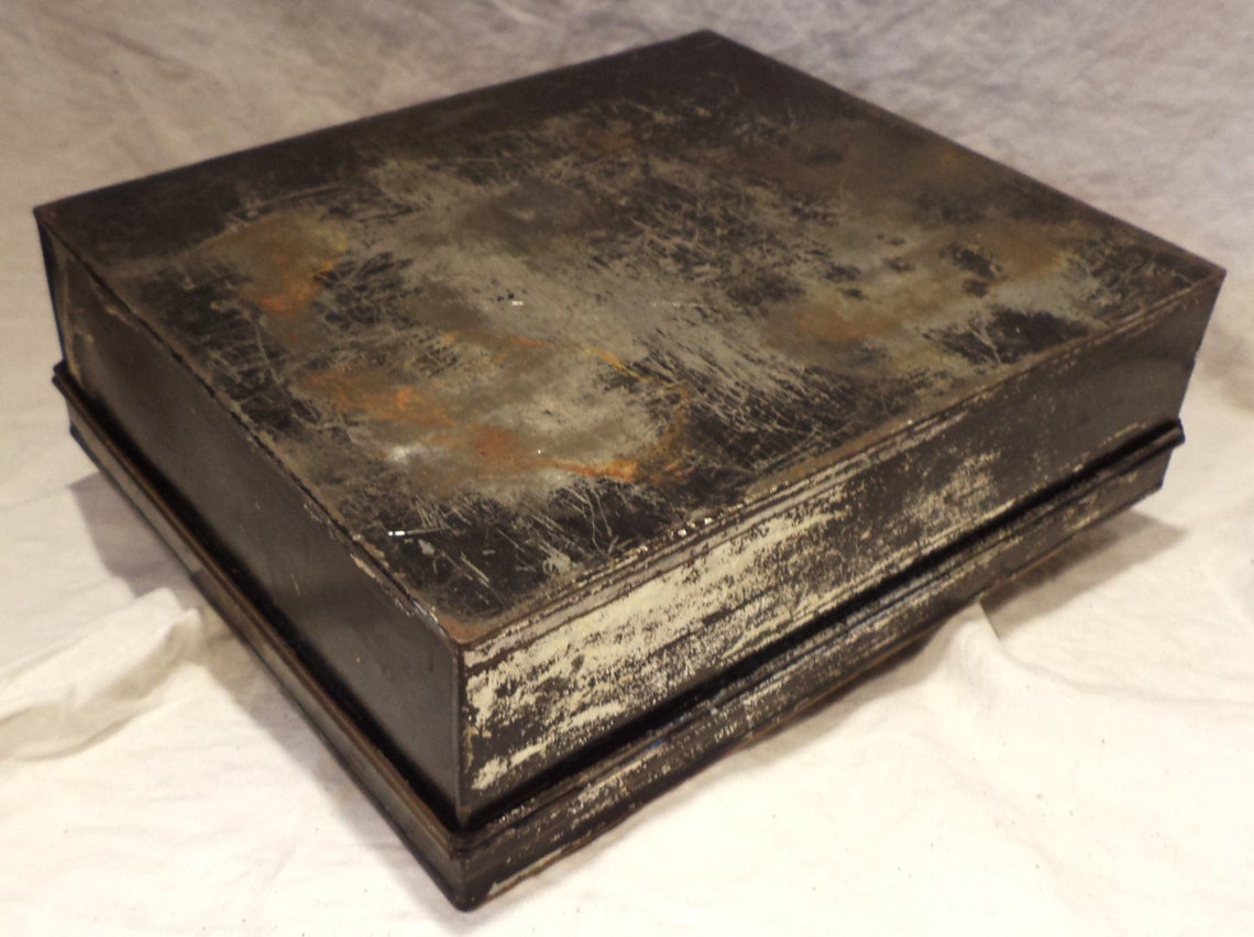 Antique Cash Box Metal Box Cash Register S.S. White - Etsy