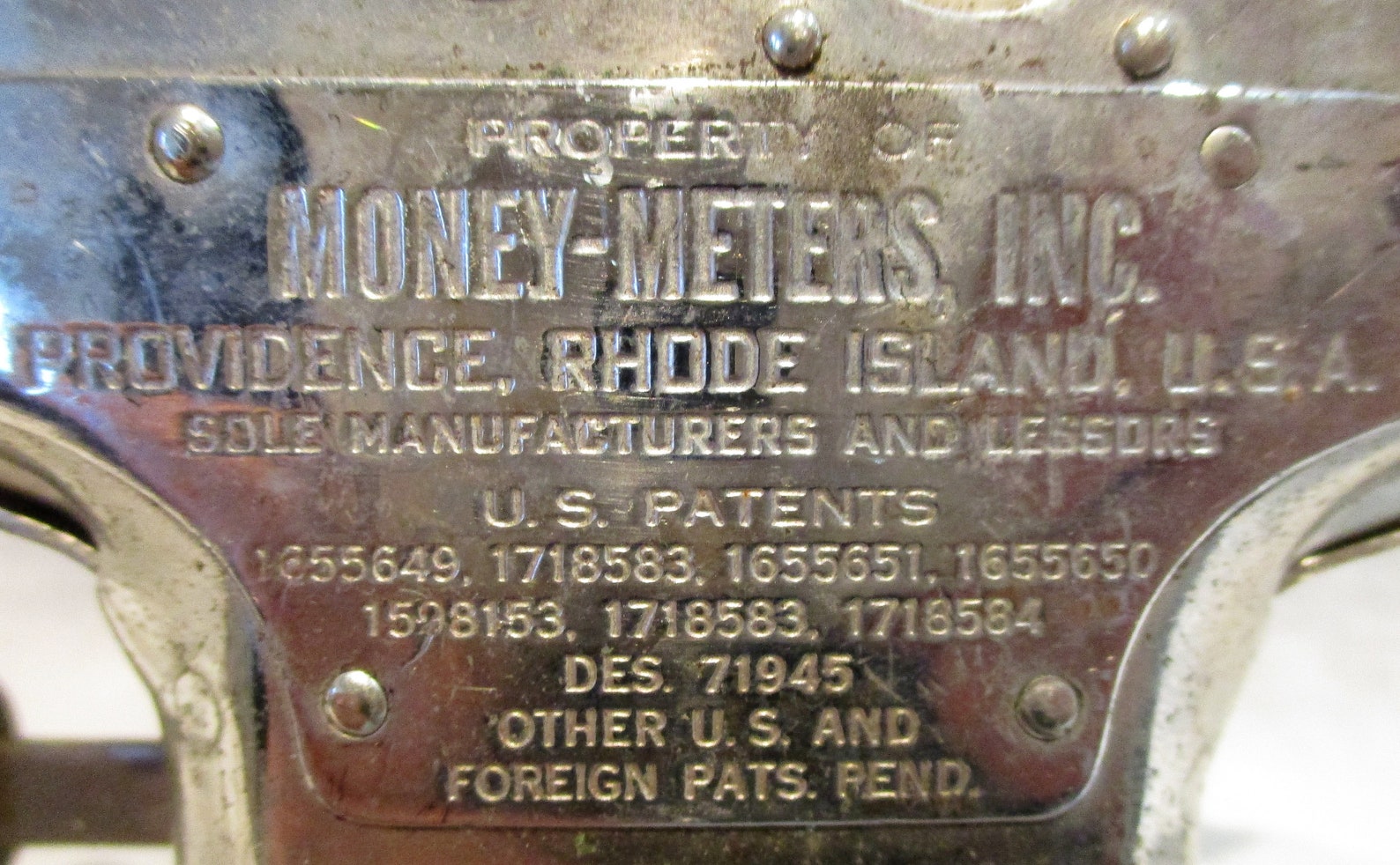 Vintage Money Meter: Mid Century Fare Taker, Railroad Transit Equipment ...
