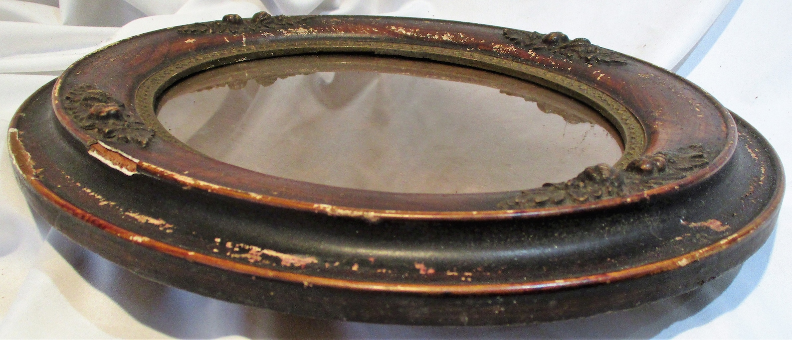 Wood Oval Picture Frame Rococo 19th Century Unusual Compact - Etsy