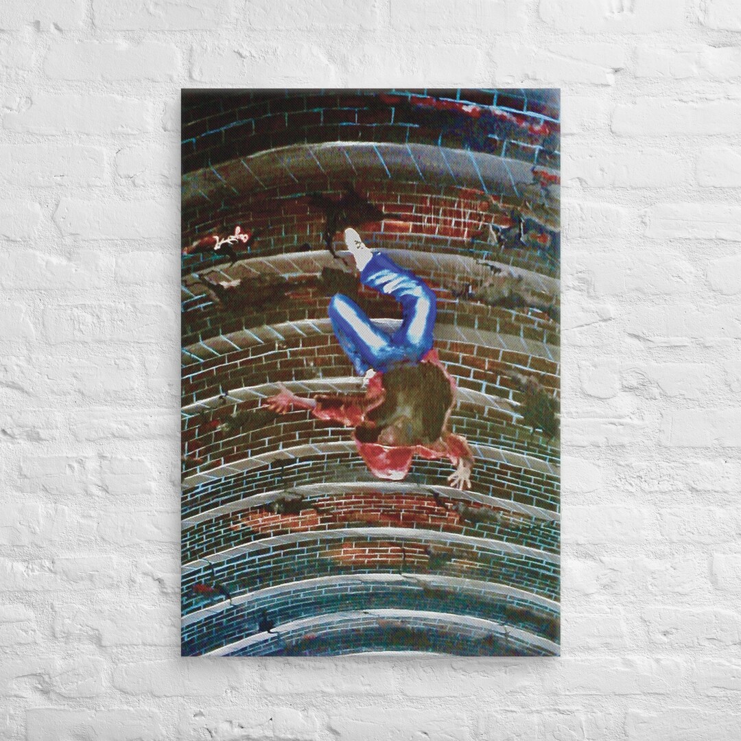 STAIRWAY TO HEAVEN Fallen Angel Painting on Canvas Art, Fallen Angel ...