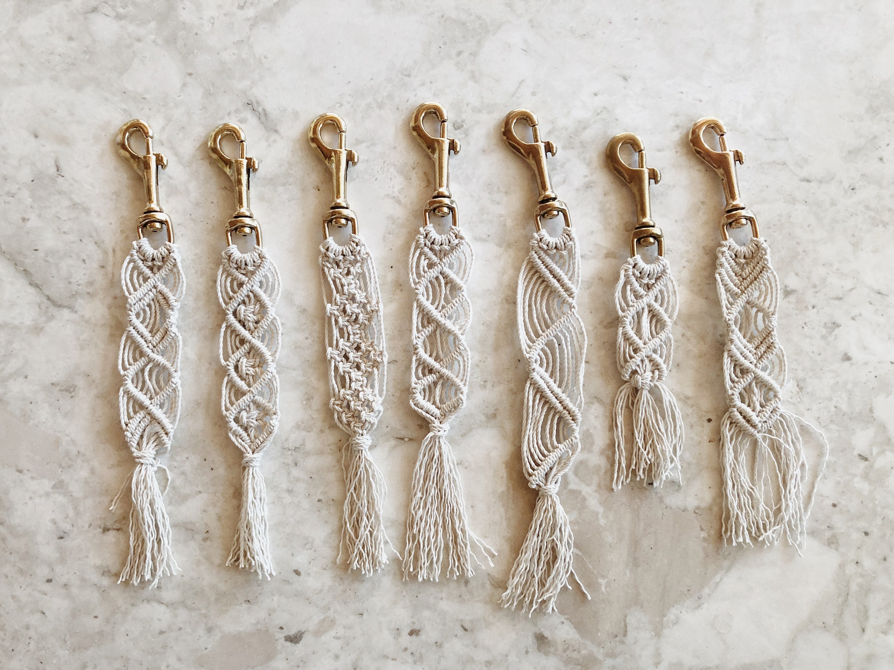 Macrame Key Chain//macrame Key Ring//mini Macrame//macrame Accessories ...