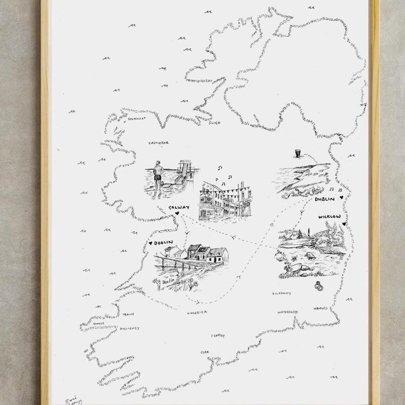Commission Drawing Map - Etsy UK