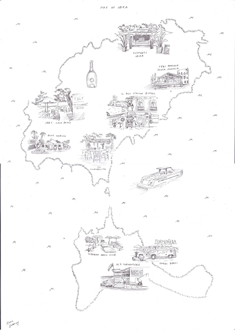 Custom Hand-drawn Map Artwork (any Location) - Etsy