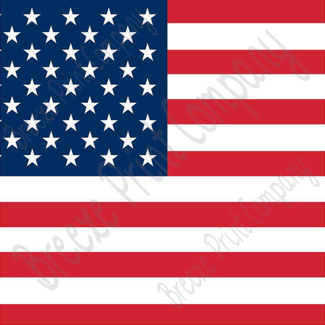 Flag Patterned Vinyl, American Flag Pattern Vinyl Sheet - HTV or ...