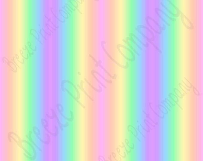 Pastel Rainbow Ombre Pattern Vinyl Sheet in HTV or Adhesive Vinyl ...