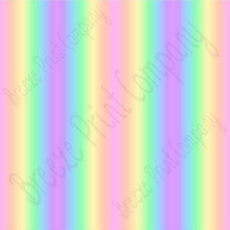 Pastel Rainbow Ombre Pattern Vinyl Sheet in HTV or Adhesive - Etsy
