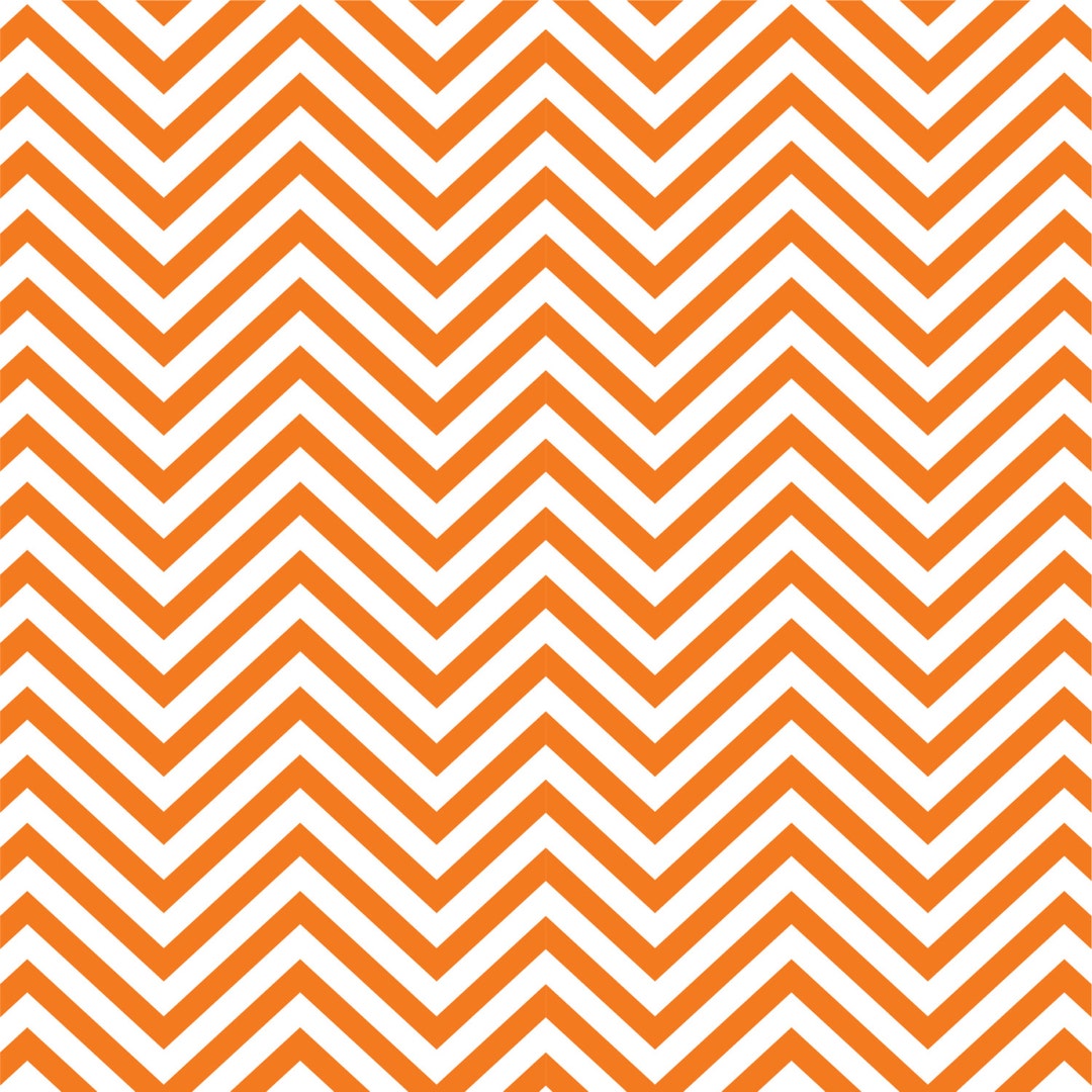 Patterned Vinyl, Orange Chevron Craft Vinyl Sheet HTV or Adhesive Vinyl ...