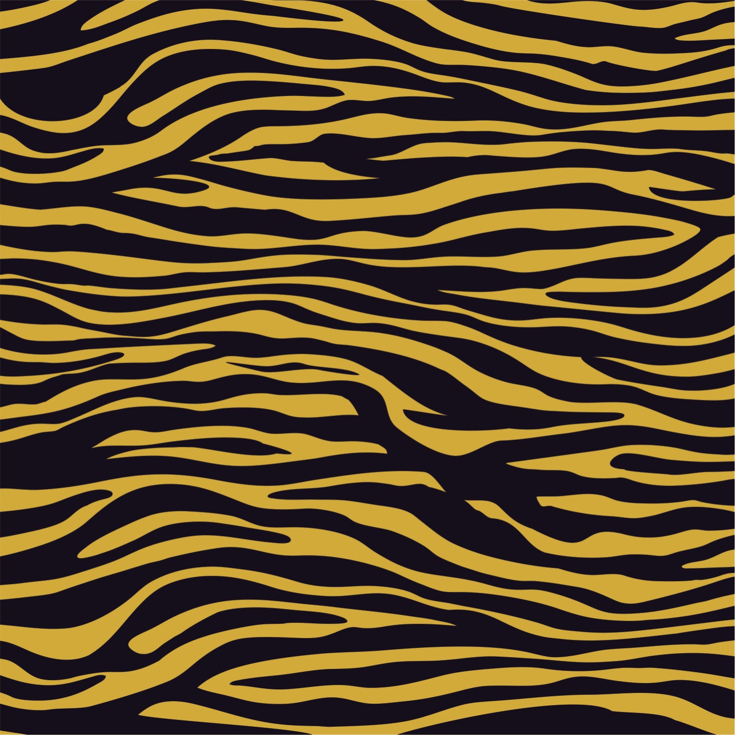 Gold Zebra Print