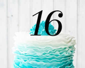 Number 4 cake topper | Etsy