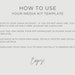 2 Page Influencer Media Kit & Rate Card | Social Media Kit for Content ...