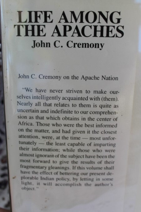 First Edition 1991 Indian Head Books Life Among the Apaches by John ...