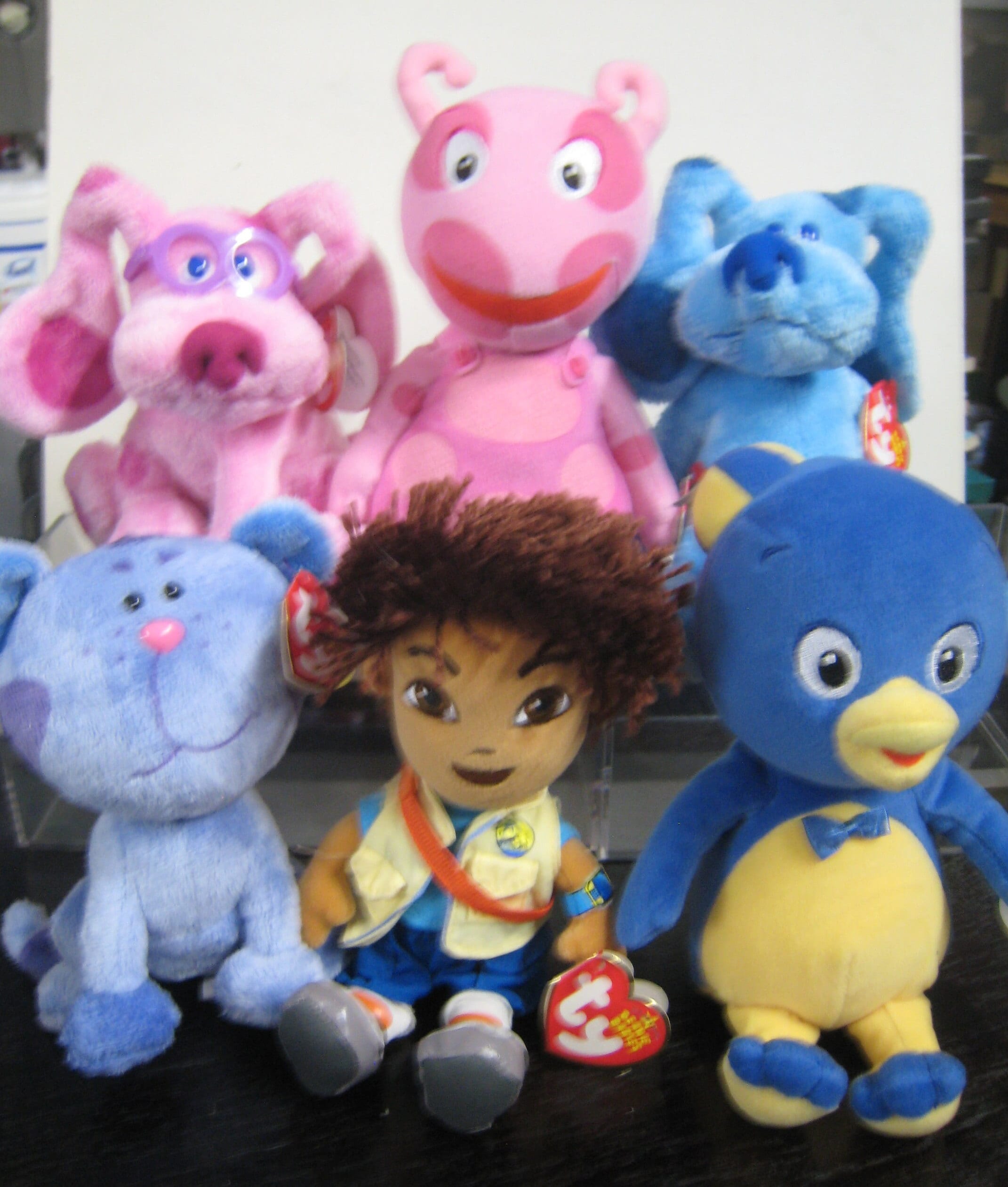 Ty Blues Clues Go Diego Go Backyardigans Blue Magenta Dog - Etsy Hong Kong