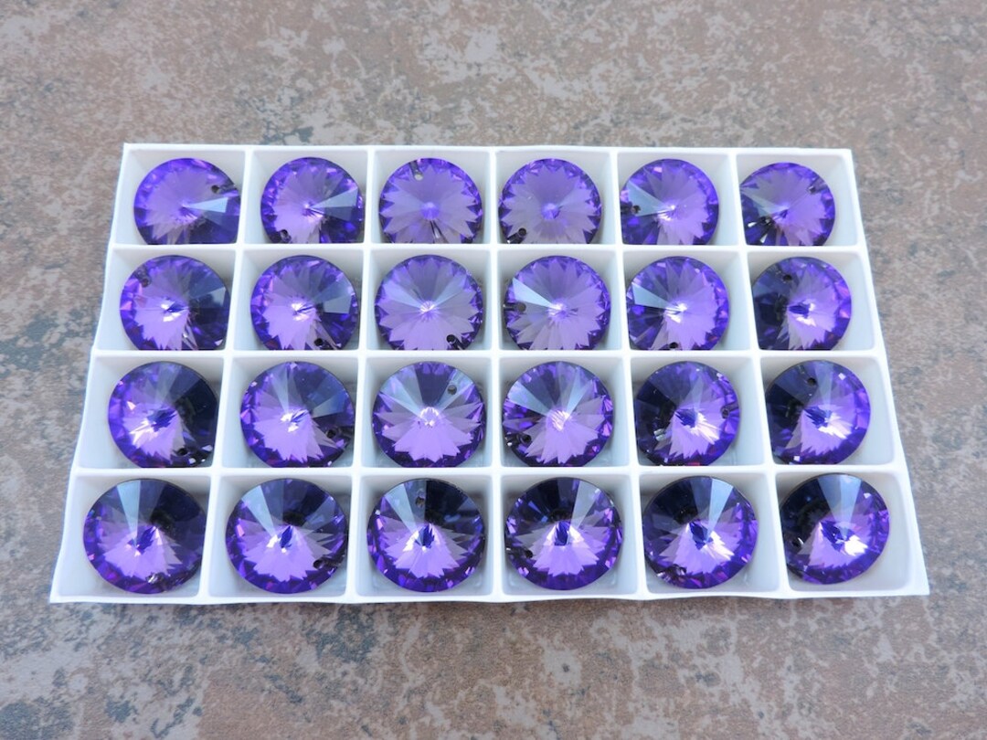 2 Pcs. SWAROVSKI® Crystal Rivoli Pendants, Article#6204 18mm ...