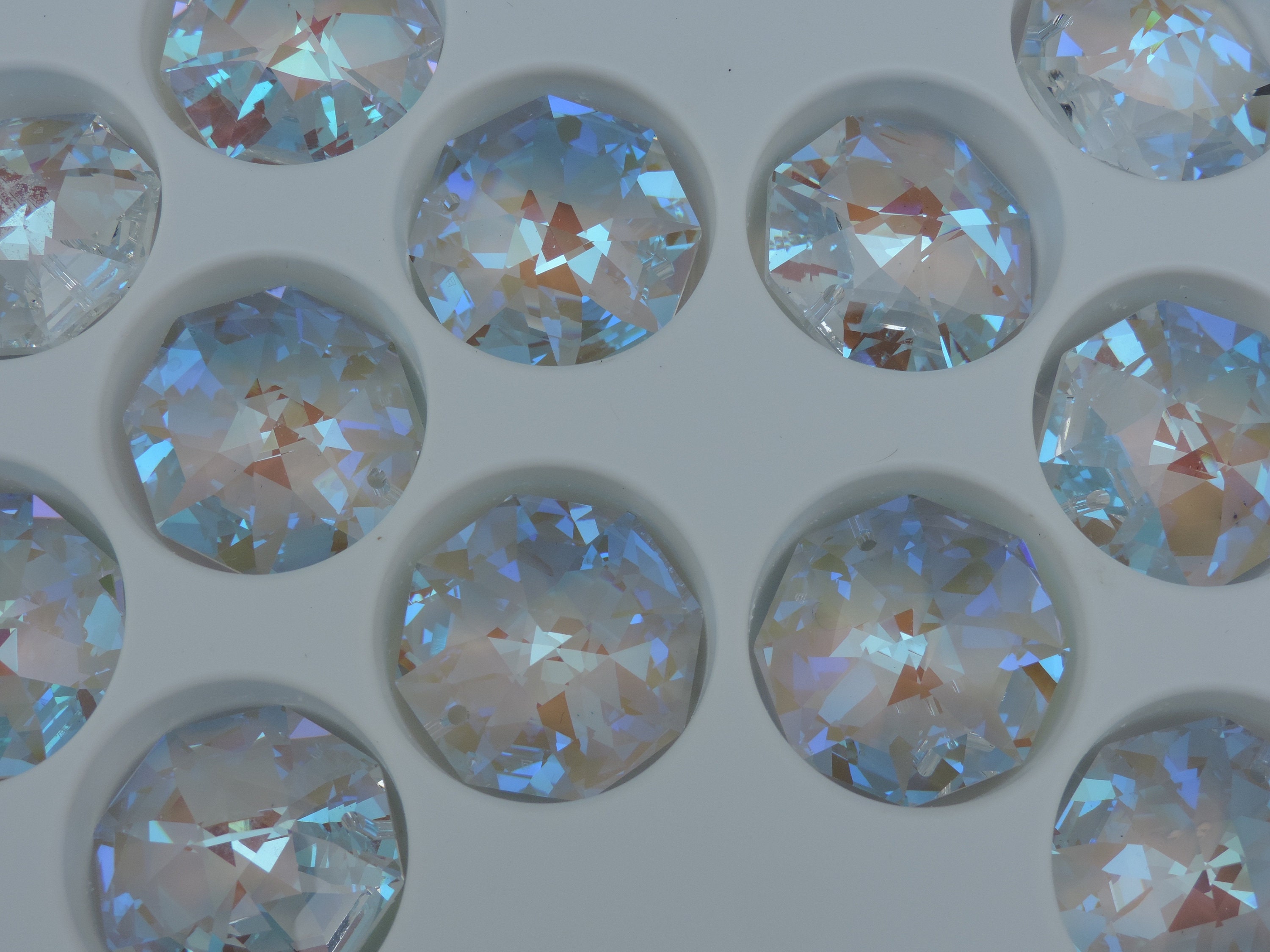 SWAROVSKI® Crystal SUNBURST Prism, Strass Article 8115 28MM AB, Genuine ...
